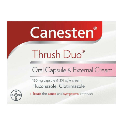 Canesten Thrush Duo Oral Capsule & External Cream | withaid