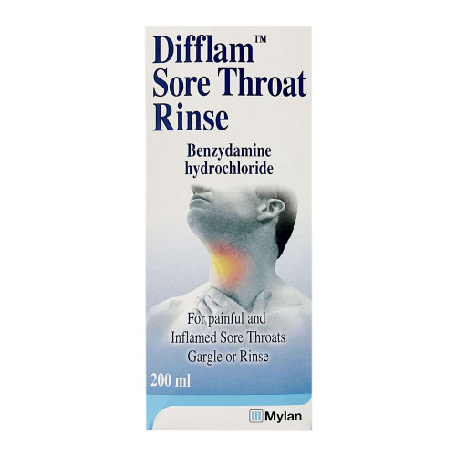 Difflam Sore Throat Rinse 200ml | withaid