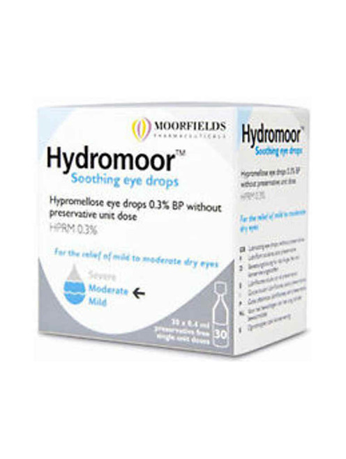 Rayner Hydromoor Soothing Eye Drops 30 x 0.4ml | withaid