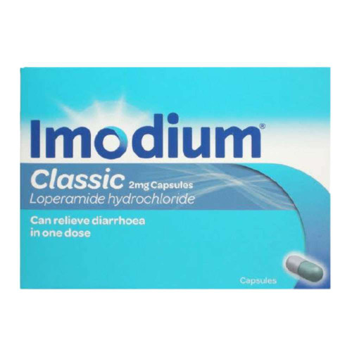 Imodium Classic 2mg 12 Capsules | withaid