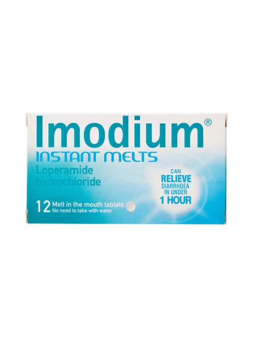 Imodium Melts 12 Tablets for Fast Relief