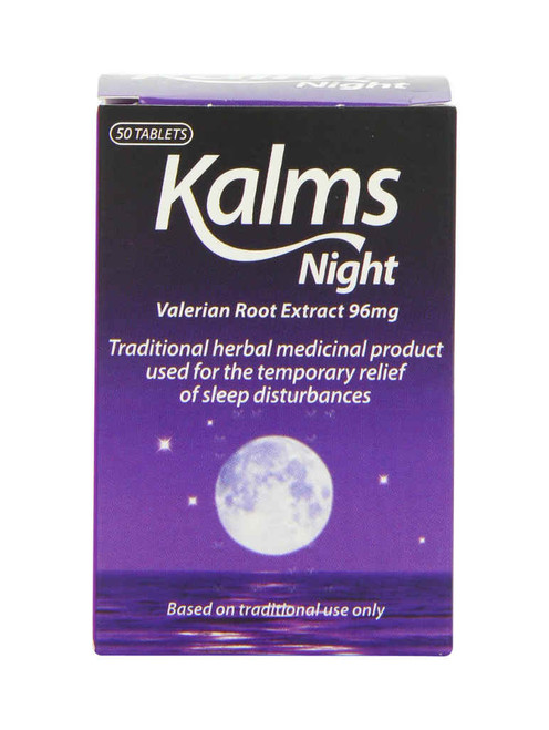 Kalms Night 50 Tablets - Natural Herbal Sleep Aid Supplement