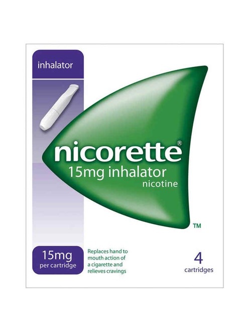 Nicorette Inhalator 4 x 15mg Cartridges | withaid