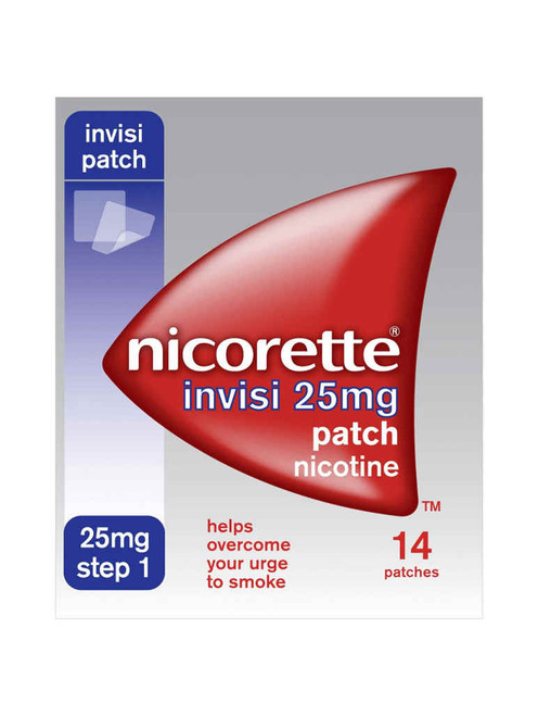 Nicorette Invisi 25mg Patch 14 Pack | withaid
