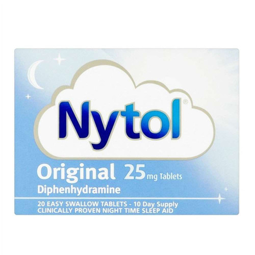Nytol Original 25mg 20 Tablets | withaid