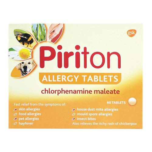 Piriton Allergy 60 Tablets | withaid