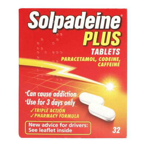 Solpadeine Plus 32 Tablets - Pain Relief Medication