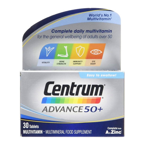Centrum Advance 50+ Tablets 30 - Buy Online at Best Price