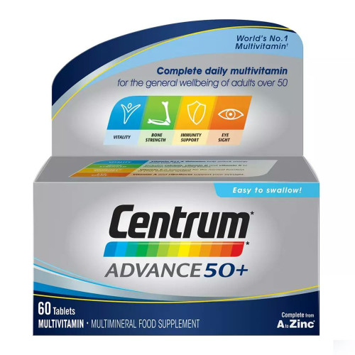 Buy Centrum Advance 50+ Tablets 60 - Available Online Today