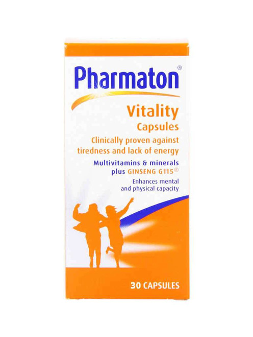 Pharmaton Vitality 30 Capsules | withaid
