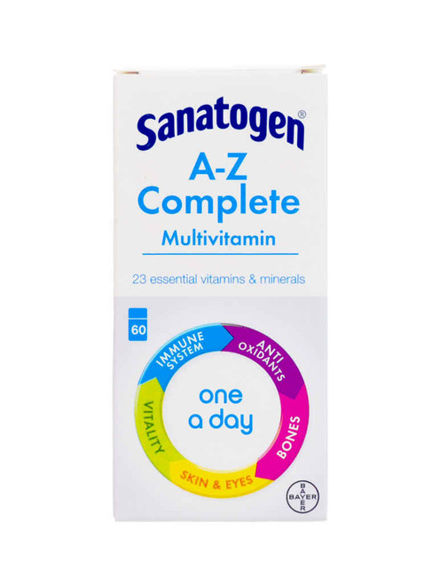 Sanatogen A-Z Complete Multivitamin 60 Tablets | withaid