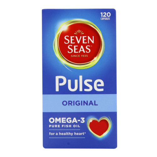Seven Seas Pulse Omega 3 120 Capsules | withaid