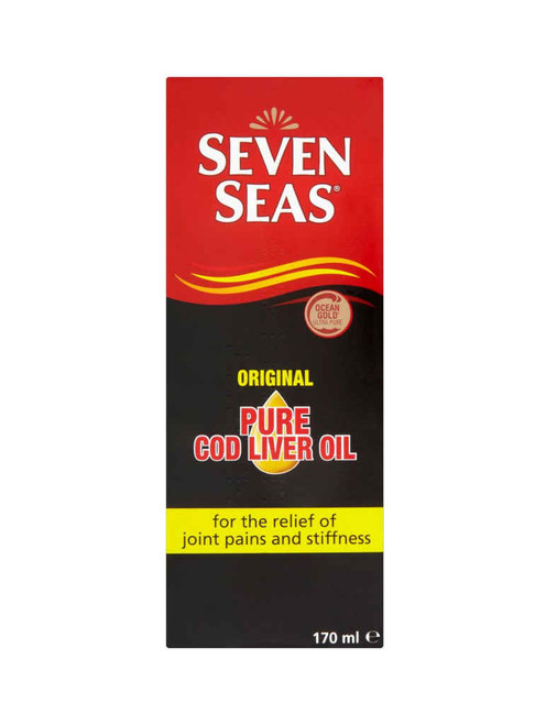 Seven Seas Pure Cod Liver Oil Liquid 170ml | withaid