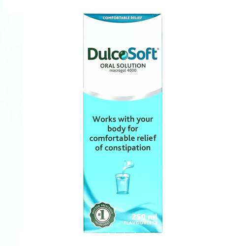 DulcoSoft Macrogol 4000 Constipation Relief Oral Solution 250ml | withaid