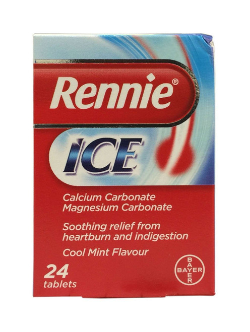 Rennie Ice Soothing Relief Heartburn and Indigestion 24 Tablets