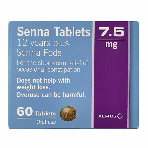 Almus 12 Years Plus Senna 7.5mg Tablets 60