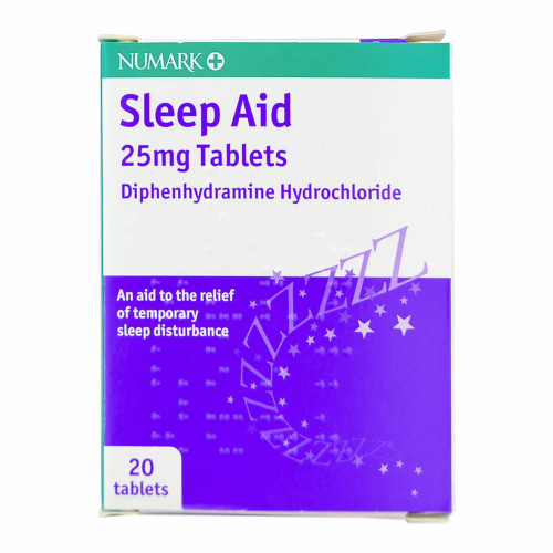 Numark Sleep Aid 25mg 20 Tablets | withaid