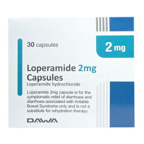 DAWA Loperamide 2mg 30 Capsules | Effective Diarrhea Relief