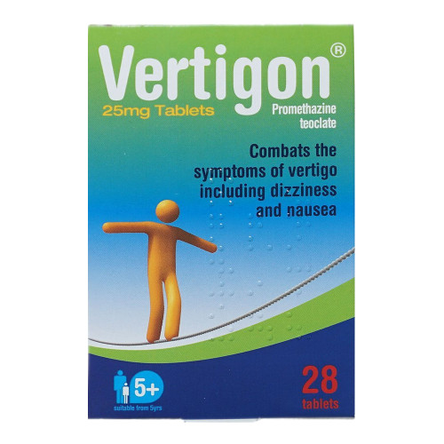Vertigon 25mg Tablets 28 | withaid