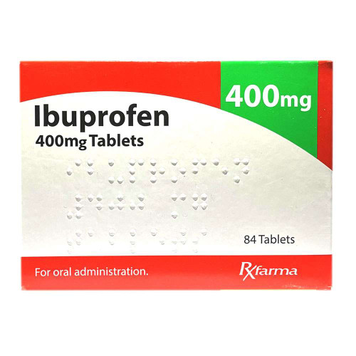 Rxfarma 400mg Ibuprofen 84 Tablets | Pain Relief Medication