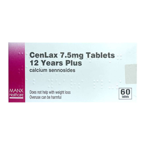 CenLax Senna 12 Years Plus 7.5mg 60 Tablets | withaid