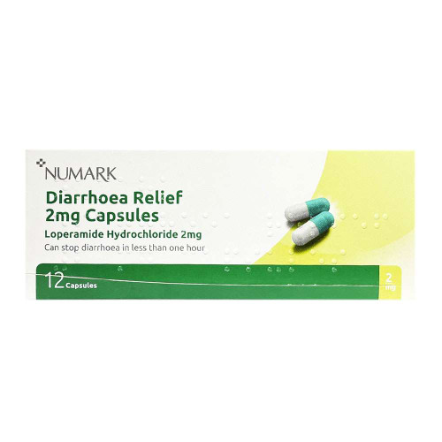 Numark Diarrhoea Relief 2mg 12 Capsules | withaid