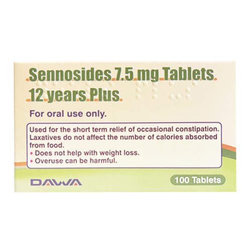 DAWA Sennosides 7.5mg 100 Tablets | withaid