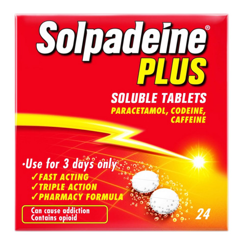 Solpadeine Plus Soluble 24 Tablets | withaid