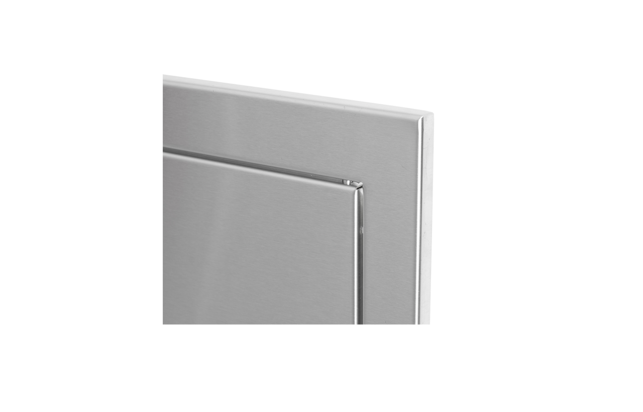 Bull Stainless Steel Double Trash Drawer w/ Reveal - Goodwood Hardware