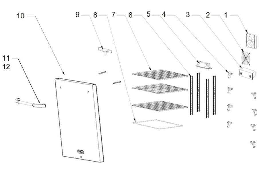 13705 LED for Bull Premium Fridge (Model 13700) - Goodwood Hardware