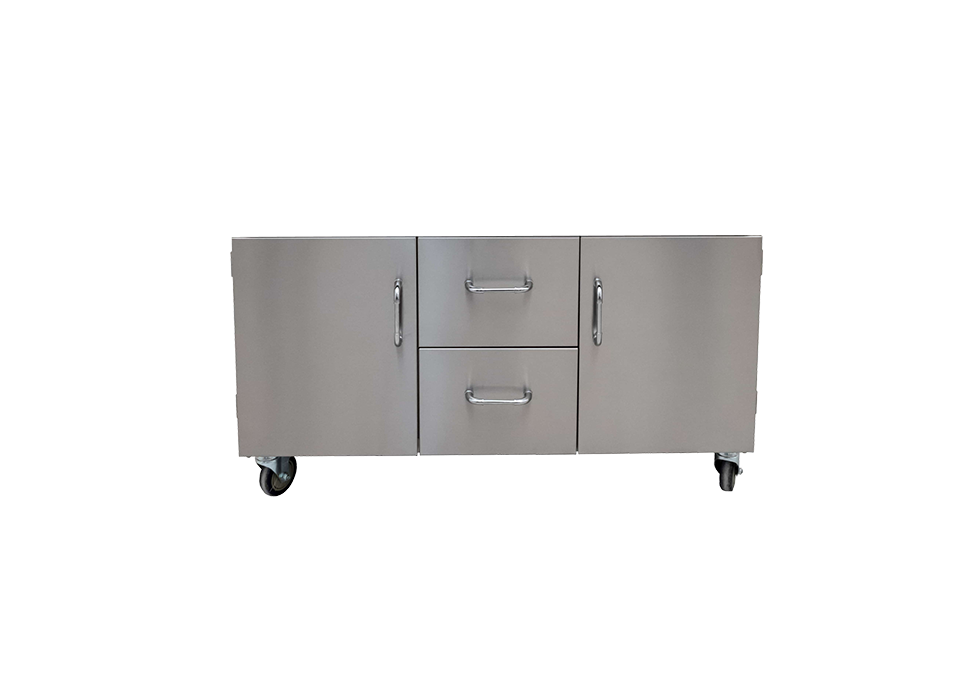 46" Diablo Complete Pedestal Cart Bottom - Goodwood Hardware