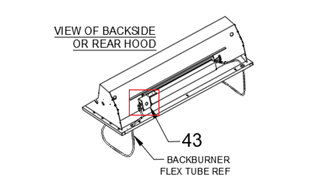 16569 Back Burner Orifice Air Inlet Guard (22000) - Goodwood Hardware