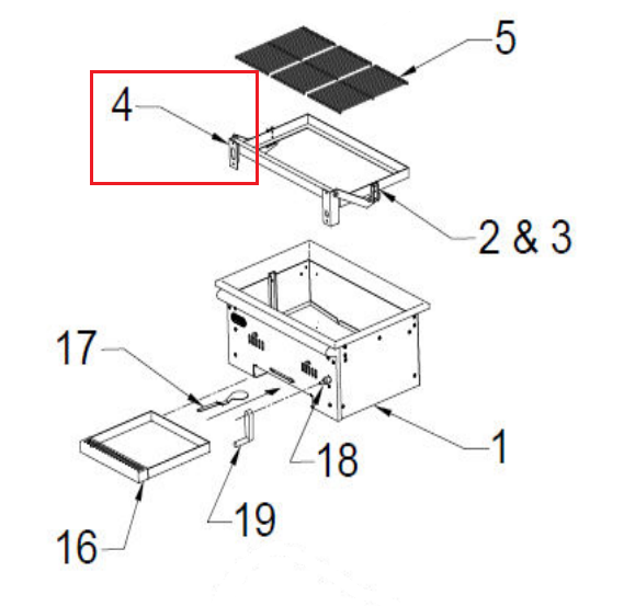 88708 Bison Charcoal Grid Assembly Plate for Bison Model # 88787 ...