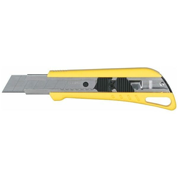 General-purpose knife with lockable slide with 3 blades, 18 mm - Unitec ...
