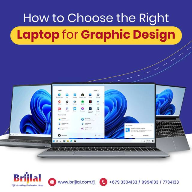 Tips for Choosing the Right Laptop for Graphic Design - Brijlal