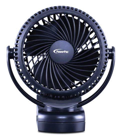 POWERPAC 4" USB Clip Fan (PPUF226)