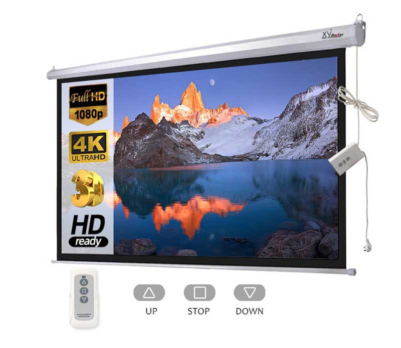 XV DISPLAY TECHNOLOGIES 100inch Motorised Projector Screen (PSMR-100J)