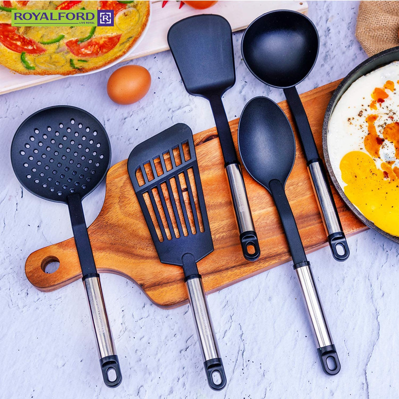 ROYALFORD 5pc Nylon Kitchen Tools Set (RF1796-NKT)