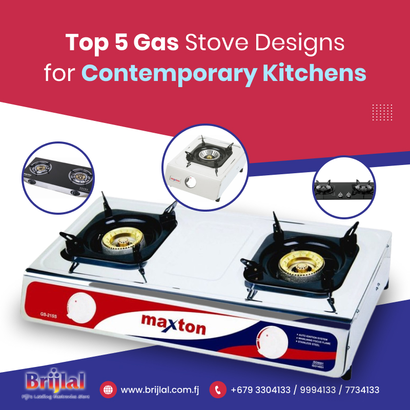 5 Most Popular Gas Stove Designs for Contemporary Kitchens - Brijlal