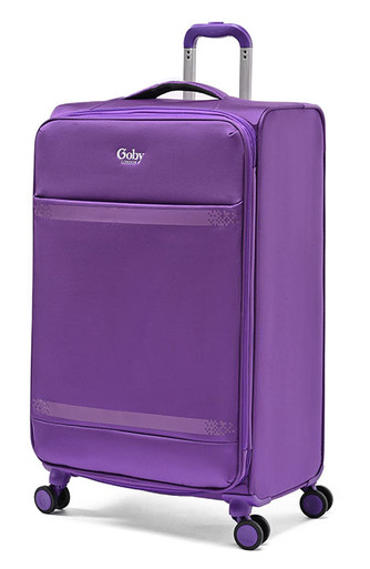 GOBY LONDON Suitcase (Purple/Green) (GB-3009)