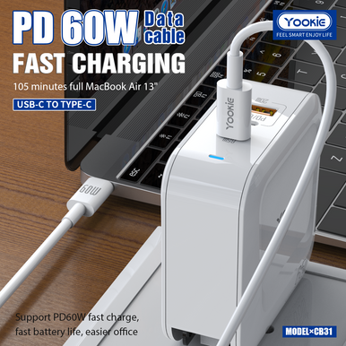 YOOKIE Type to Type C USB Data Cable (CB31 TYPE C)