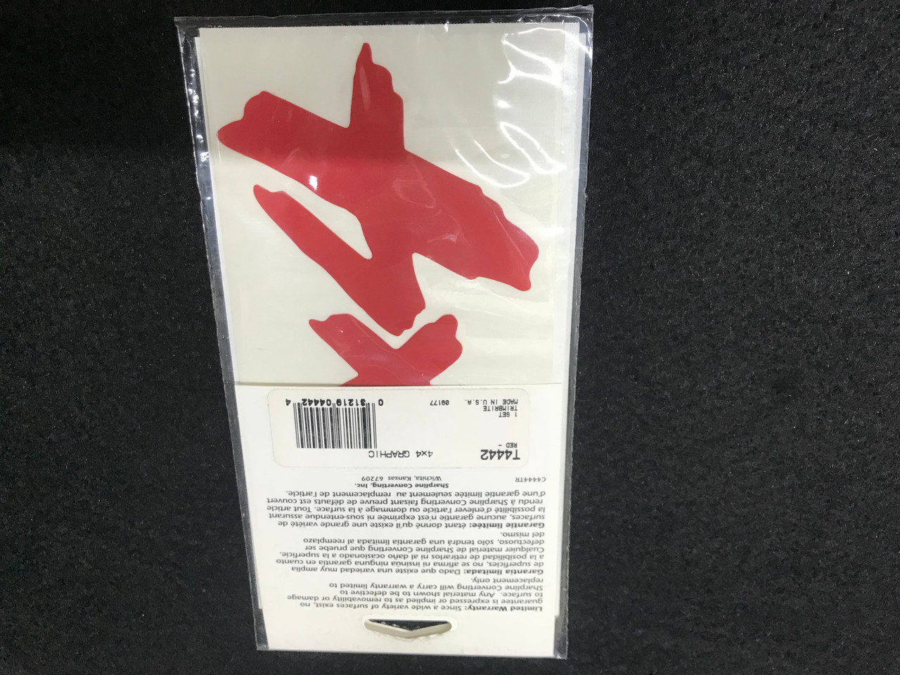 T4442 Red 4x4 Decal