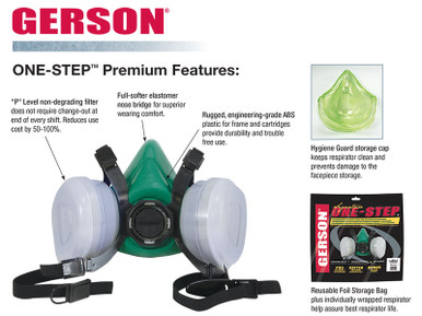 Gerson Spray Paint Respirator-Large