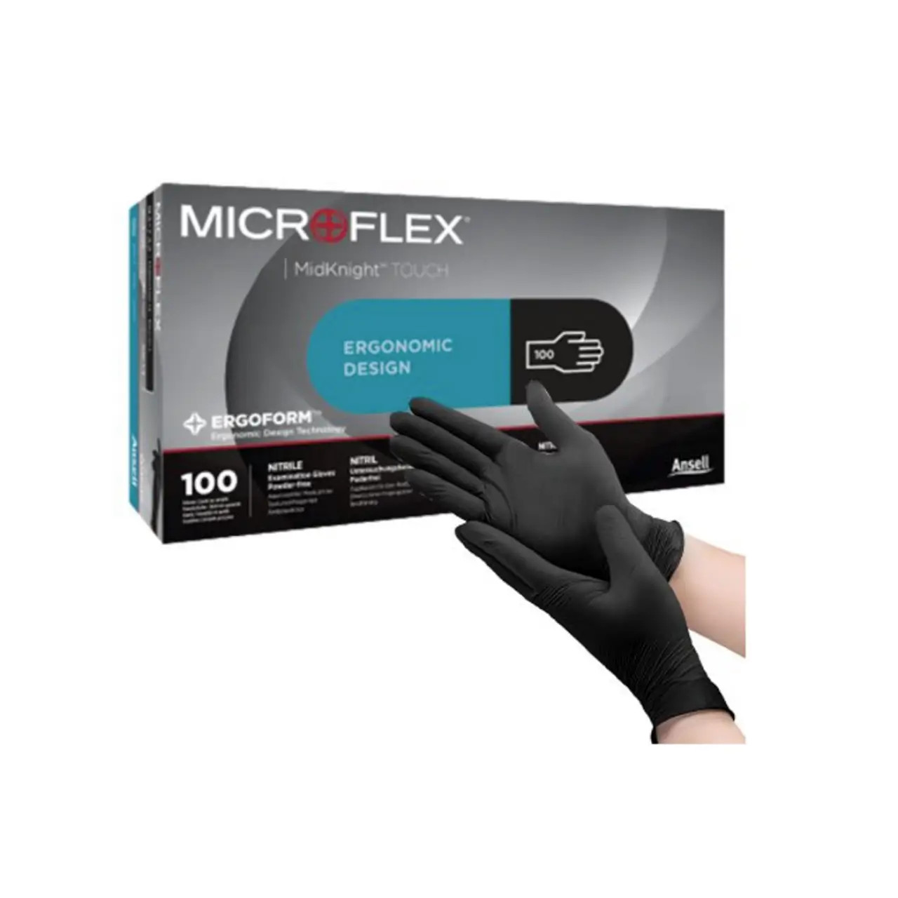 MICROFLEX® MidKnight™ - Black Nitrile Exam Glove