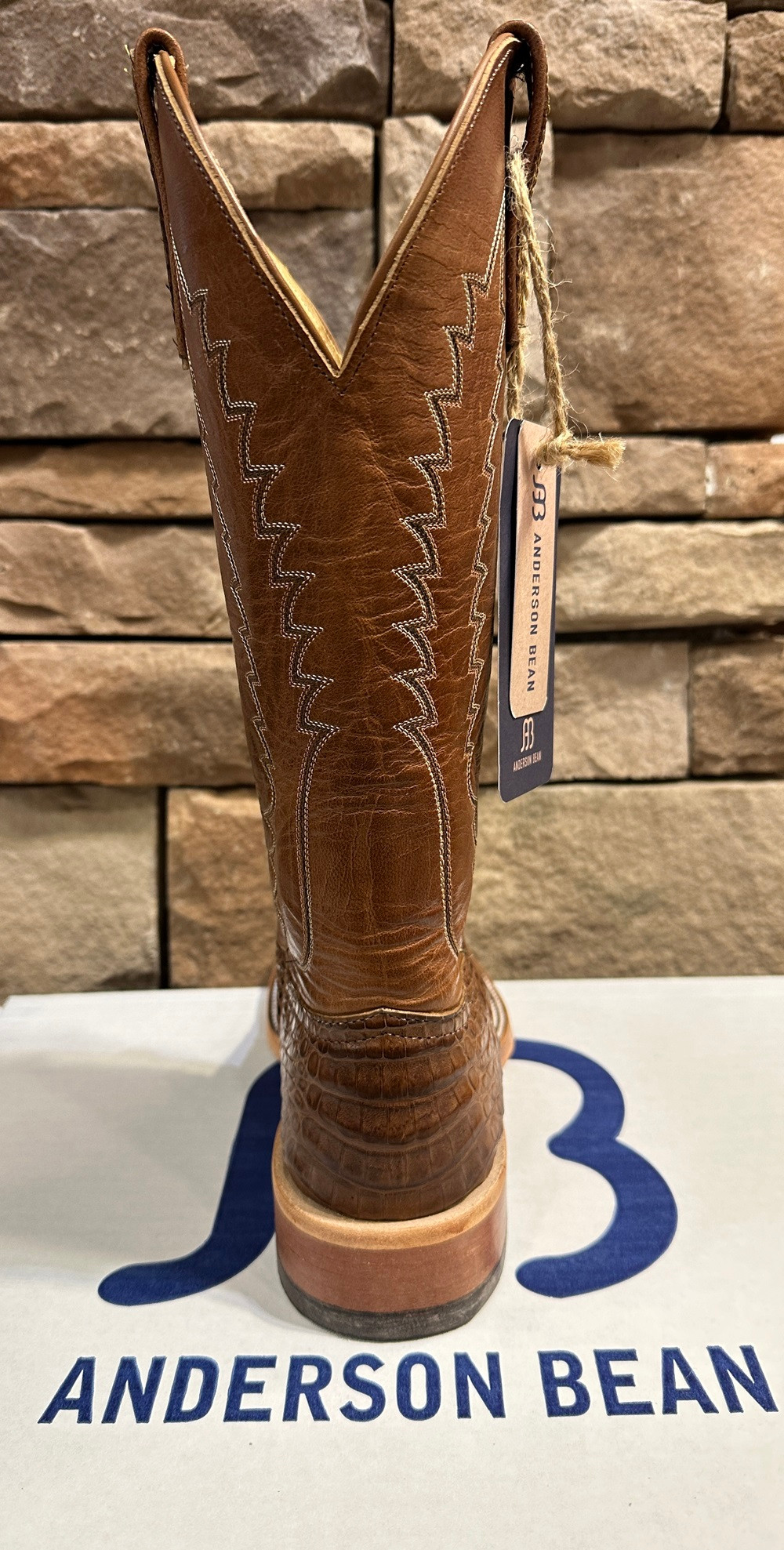 POST OAK CAIMAN BELLY TAN 340321 ANDERSON BEAN BOOT