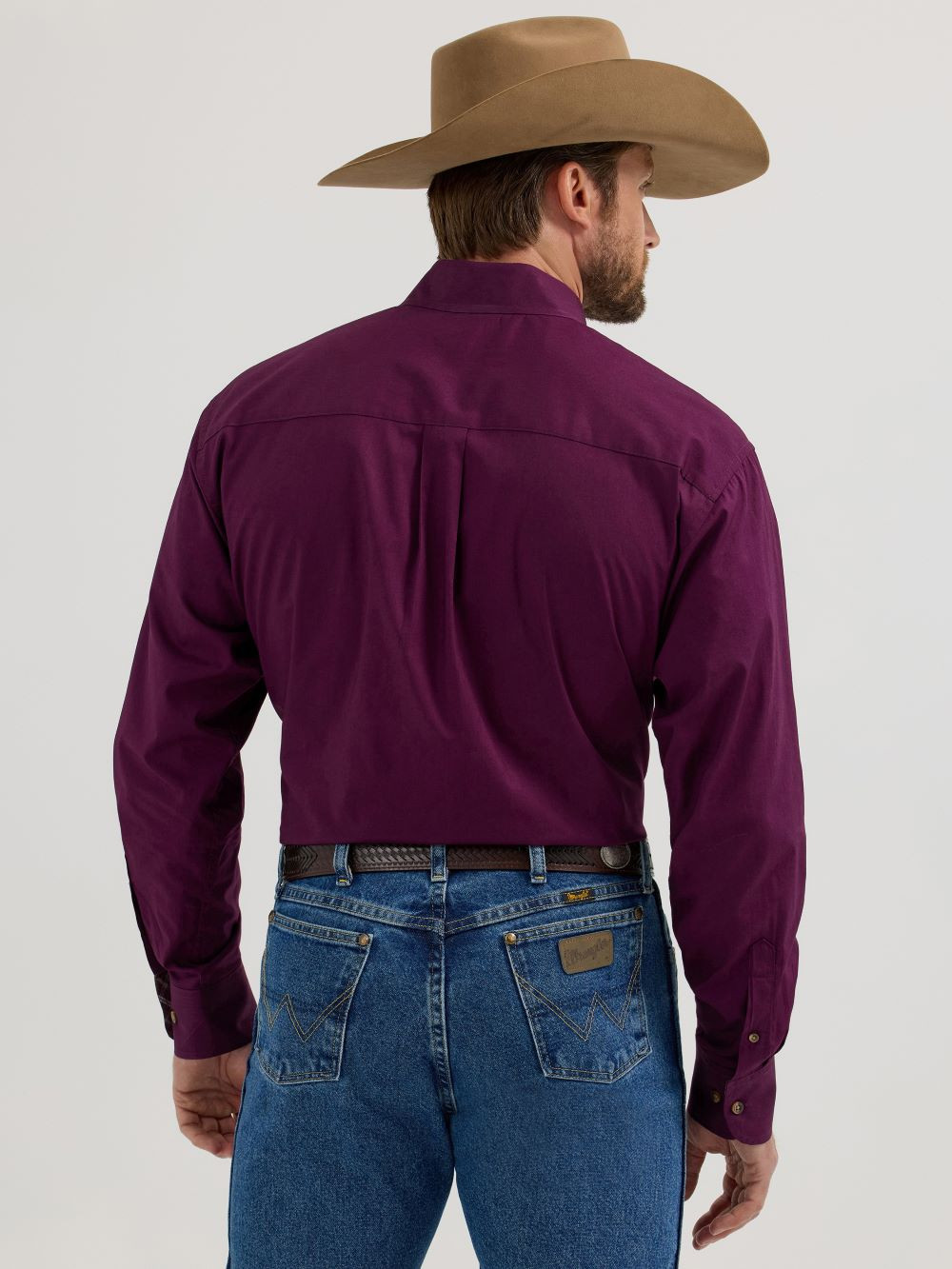 GEORGE STRAIT SOLID PLUM 112356611 WRANGLER