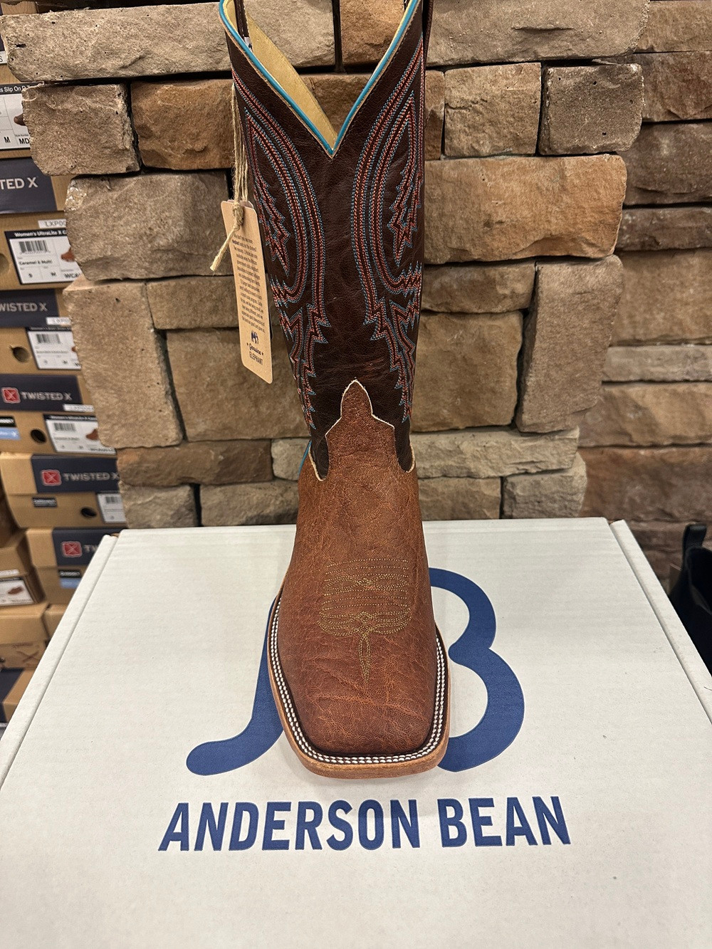 COGNAC ELEPHANT BRASS 360728 ANDERSON BEAN BOOT