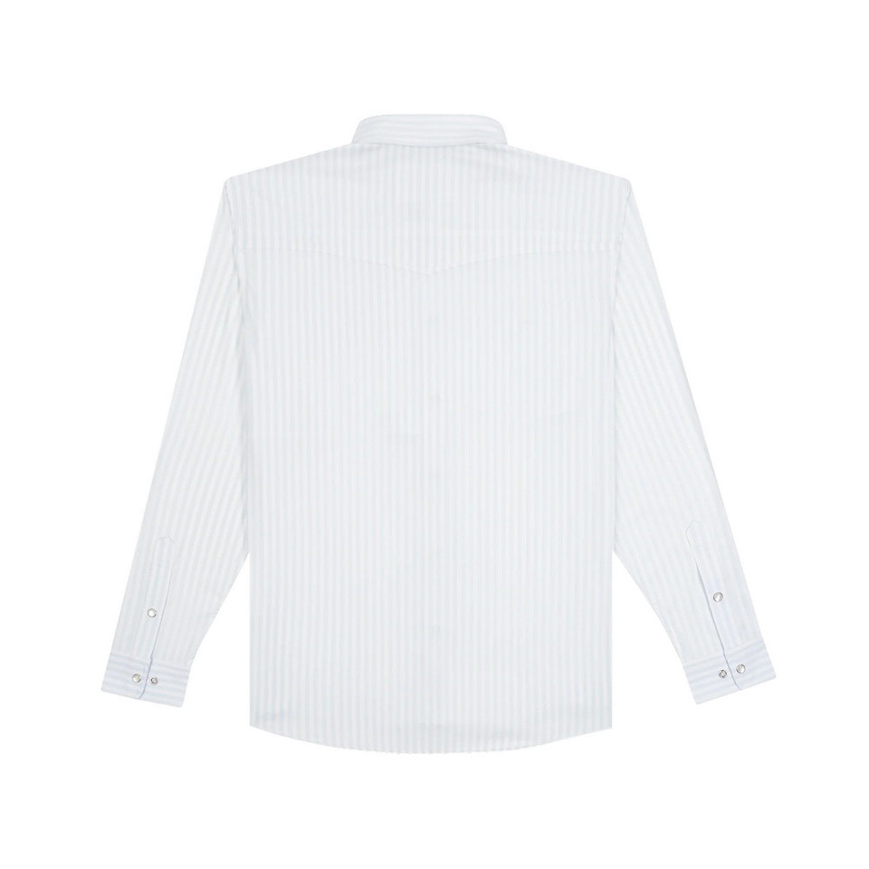 BABY BLUE VERTICAL STRIPE SNAP THE 2 STEP BLUE/WHITE STRIPES PONCHO