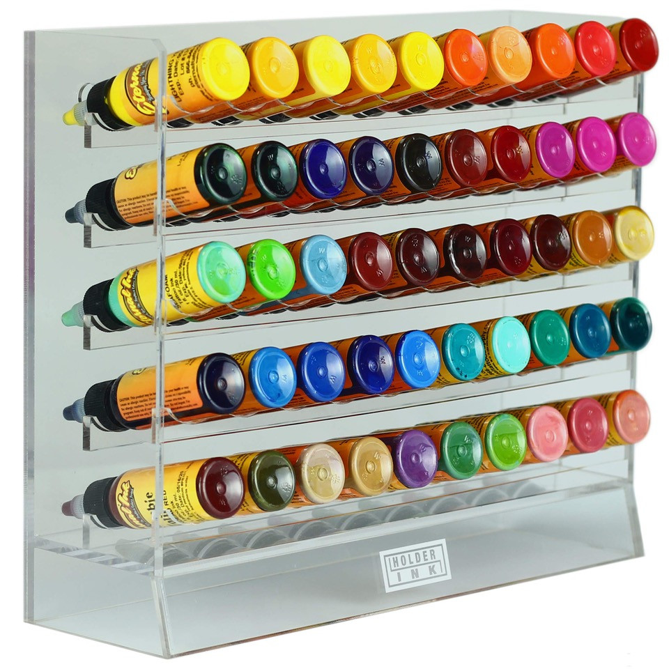 Ink Bottle Rack Organiser - Vertical - Clear - Protat