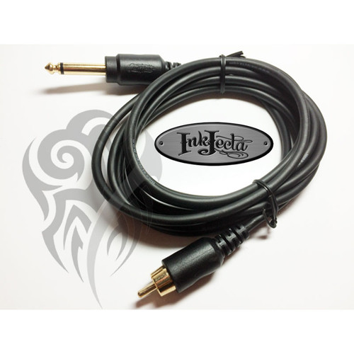 Ink-Jecta Straight RCA Lead - Black - Protat